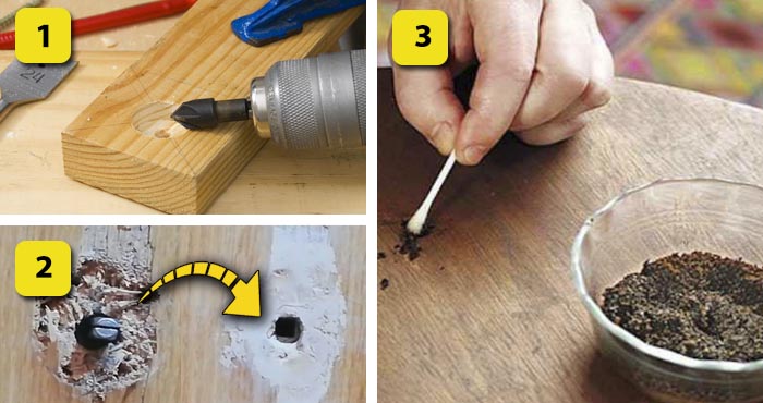 Aprende la técnica infalible para resanar un agujero de tornillo en la ...